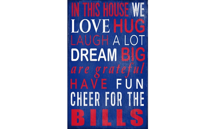 Up To 14% Off on NFL 12"x19" In This House Sign | Groupon Goods