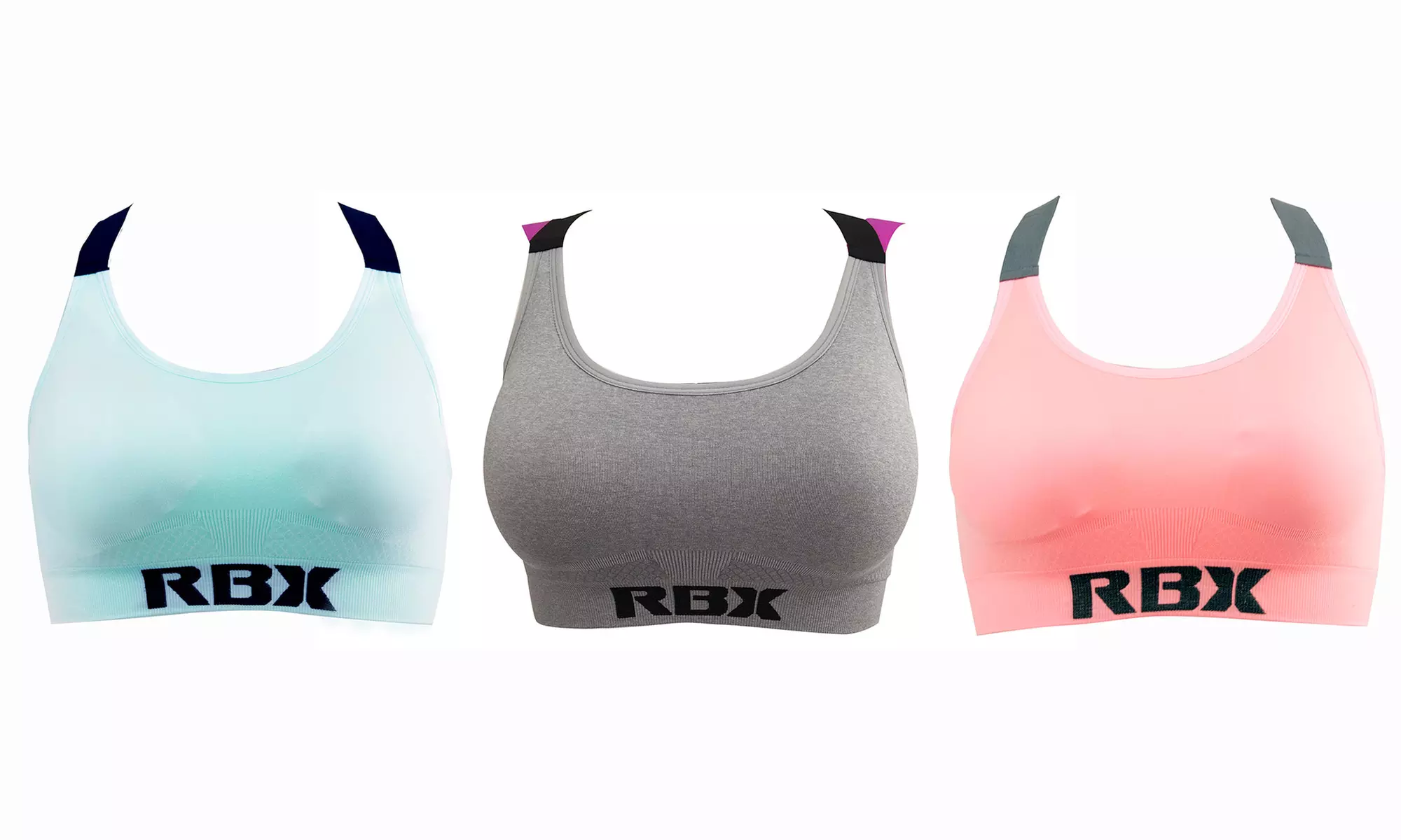 RBX Seamless Sports Bras | Groupon Goods
