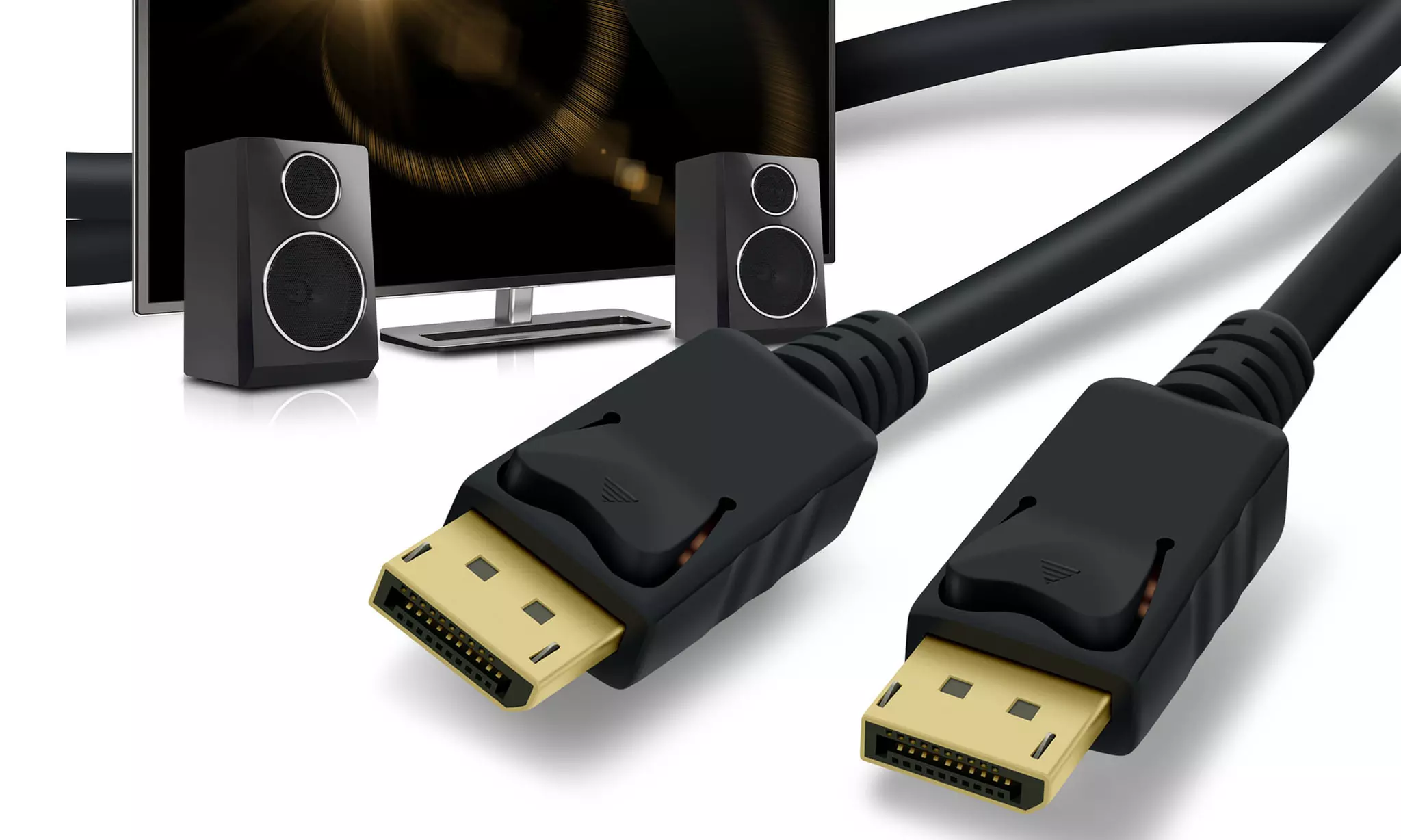 Gold Plated DisplayPort Cable | Groupon Goods