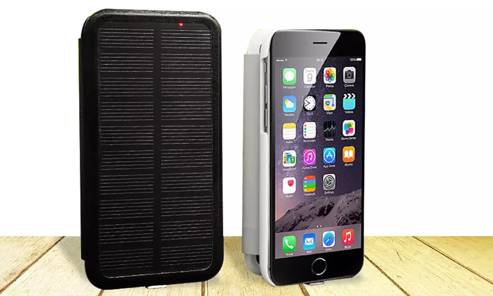 Solar Charger Case for iPhone 6 | Groupon Goods