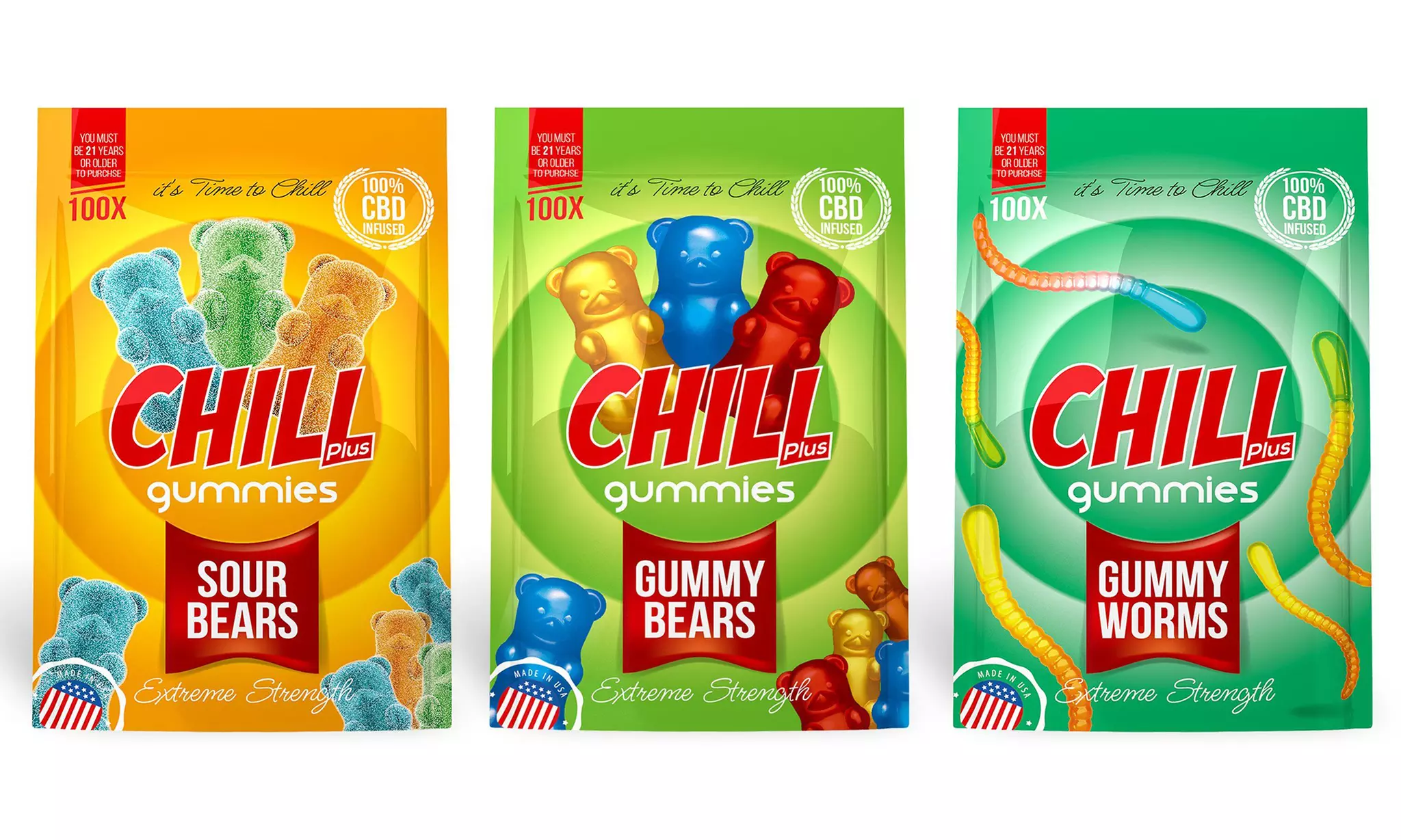 Chill Plus CBD Gummies (2-Pack) | Groupon Goods
