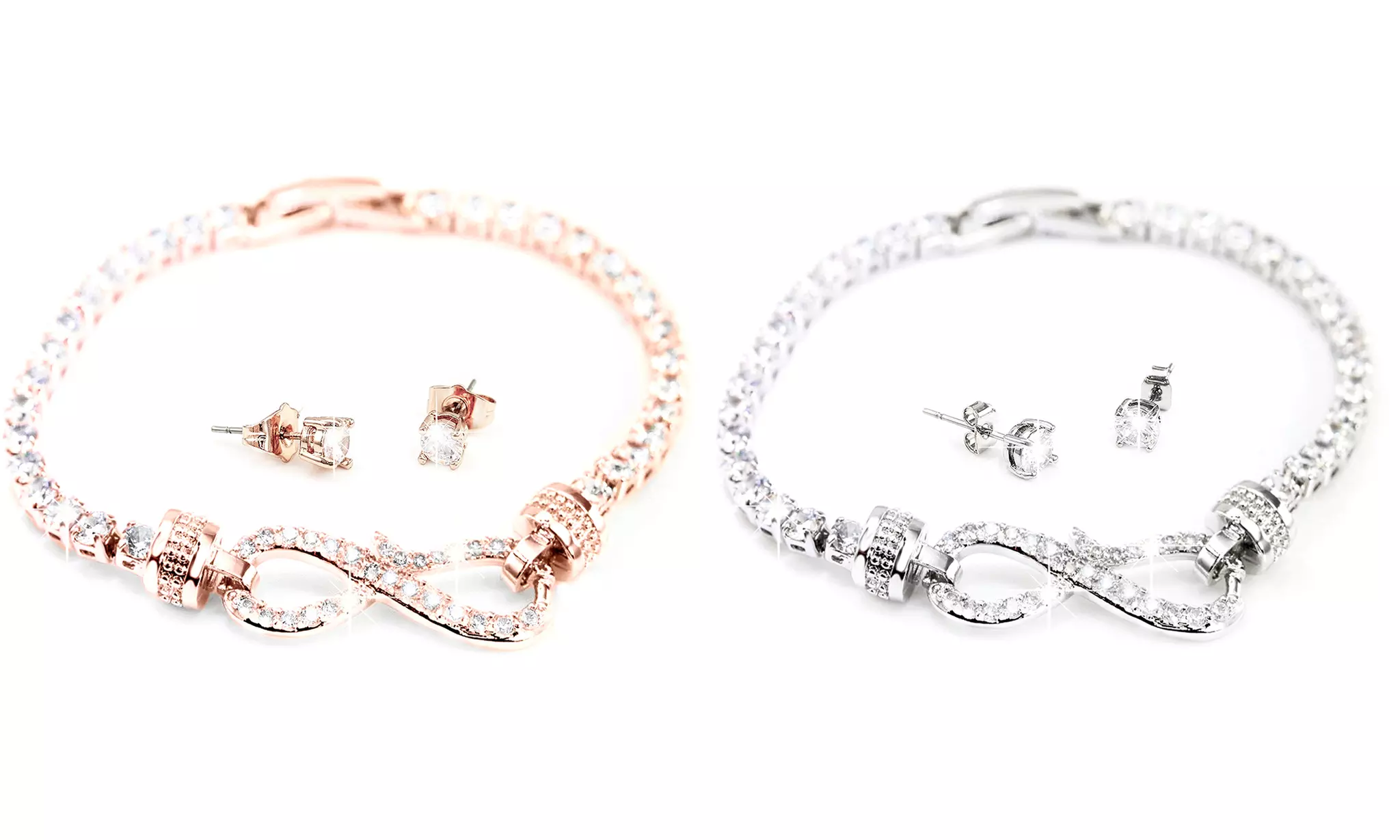 Arabella Bracelet and Earrings Set Made with Crystals from Swarovski ...