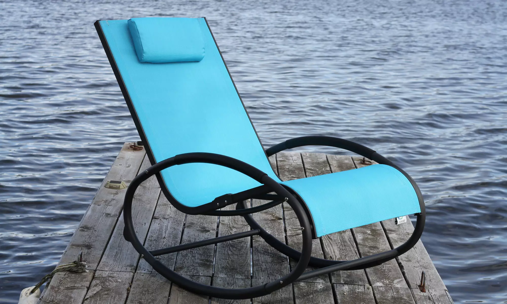 Vivere Wave Rocker Chair | Groupon Goods