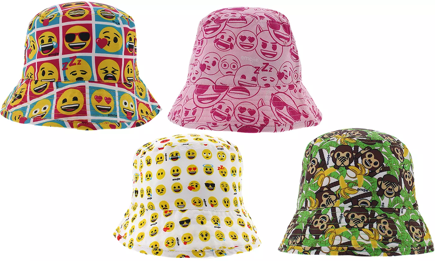 Emoji Bucket Hat (2-Pack) | Groupon Goods