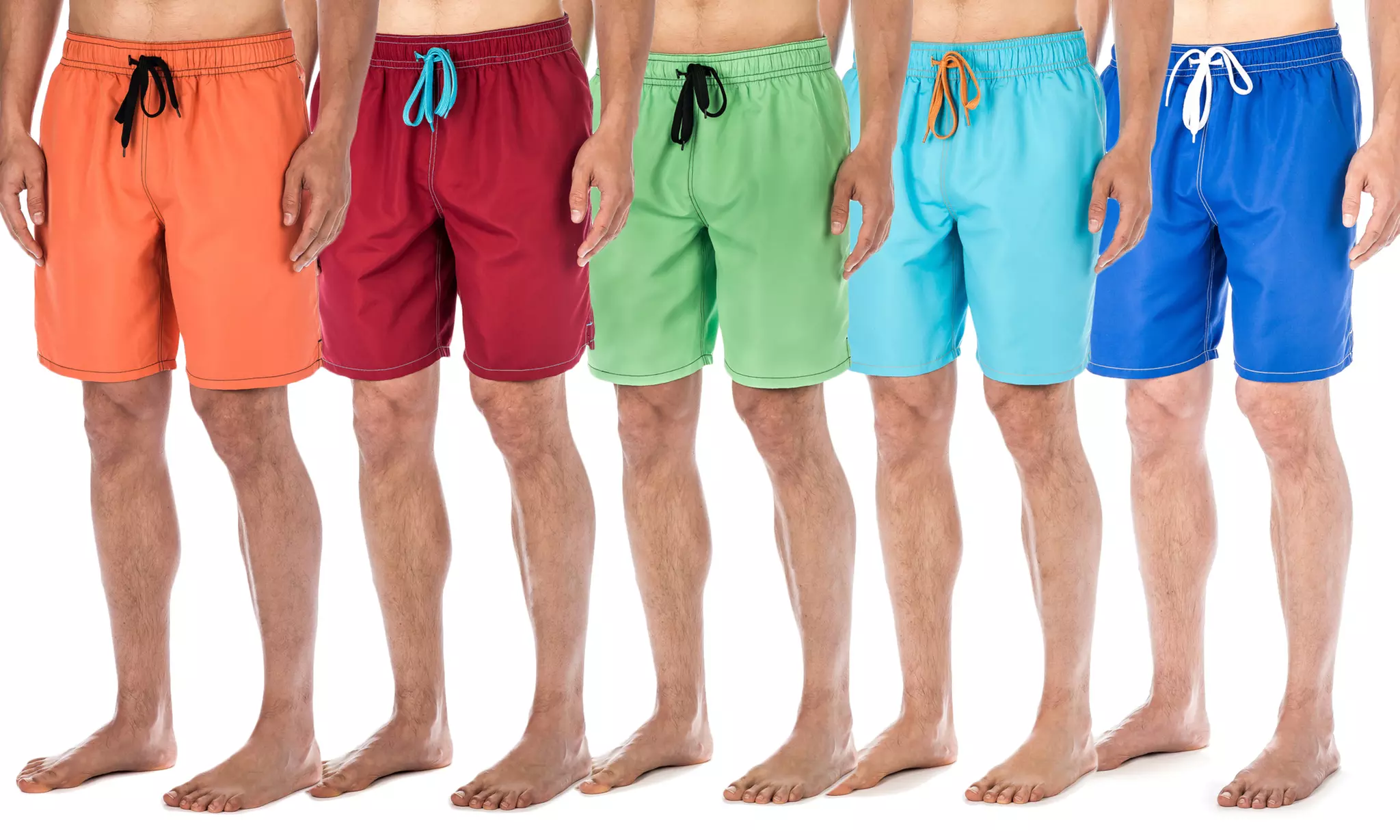 Men's Micro-Peach Swim Trunks | Groupon Goods