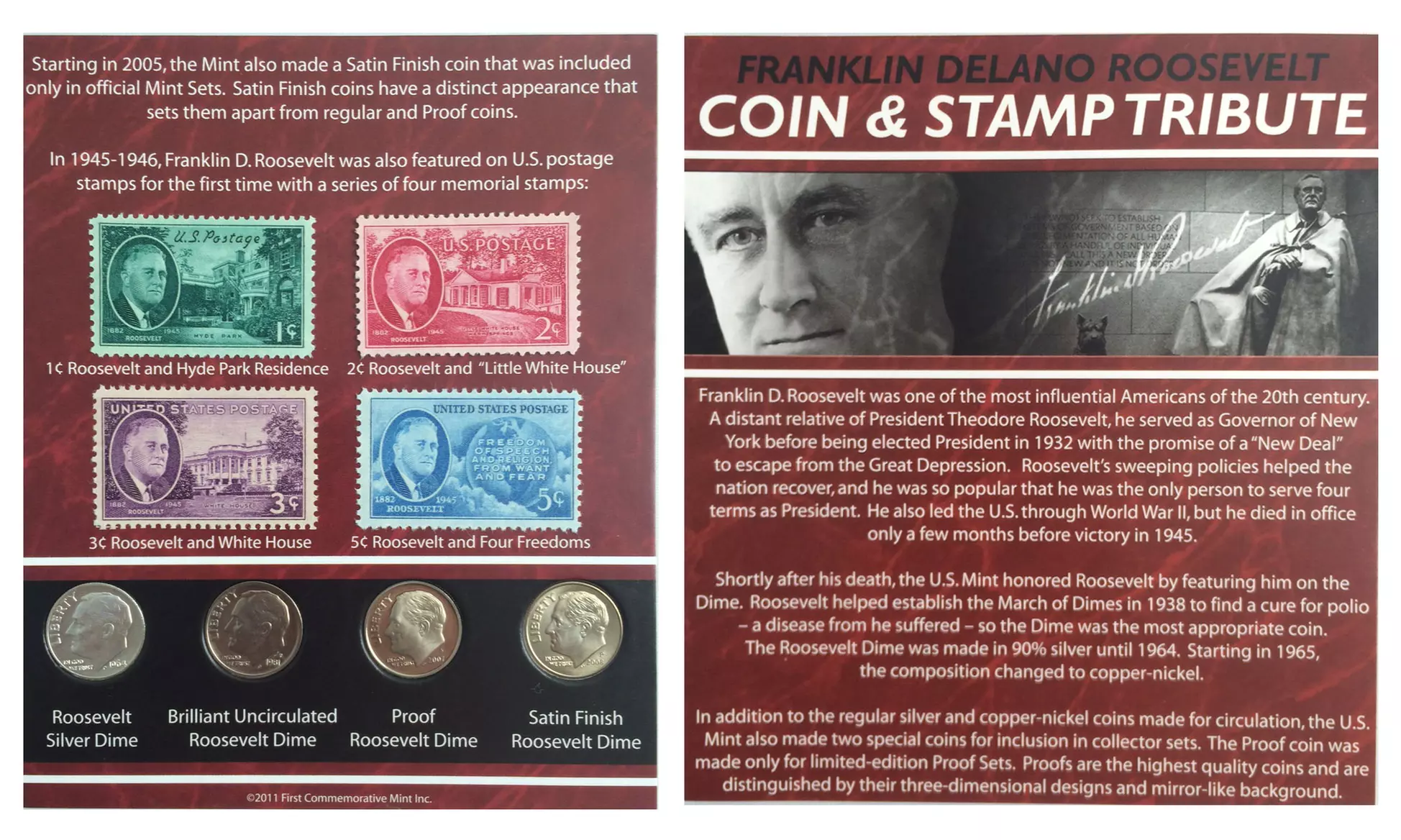 FDR Coin and Stamp Collection | Groupon Goods