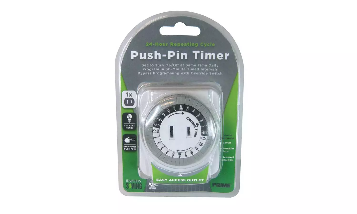 Prime Push-Pin Outlet Timer | Groupon Goods