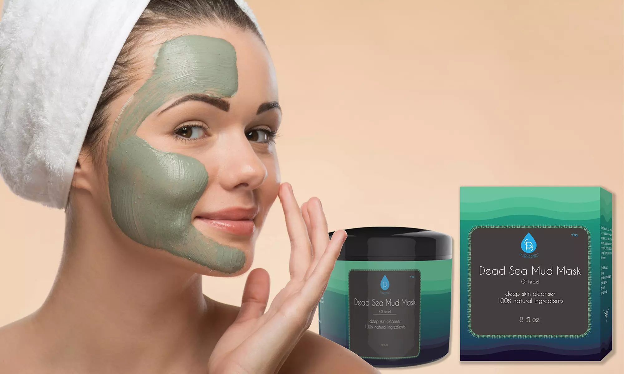 Pursonic Natural Dead Sea Mask | Groupon Goods