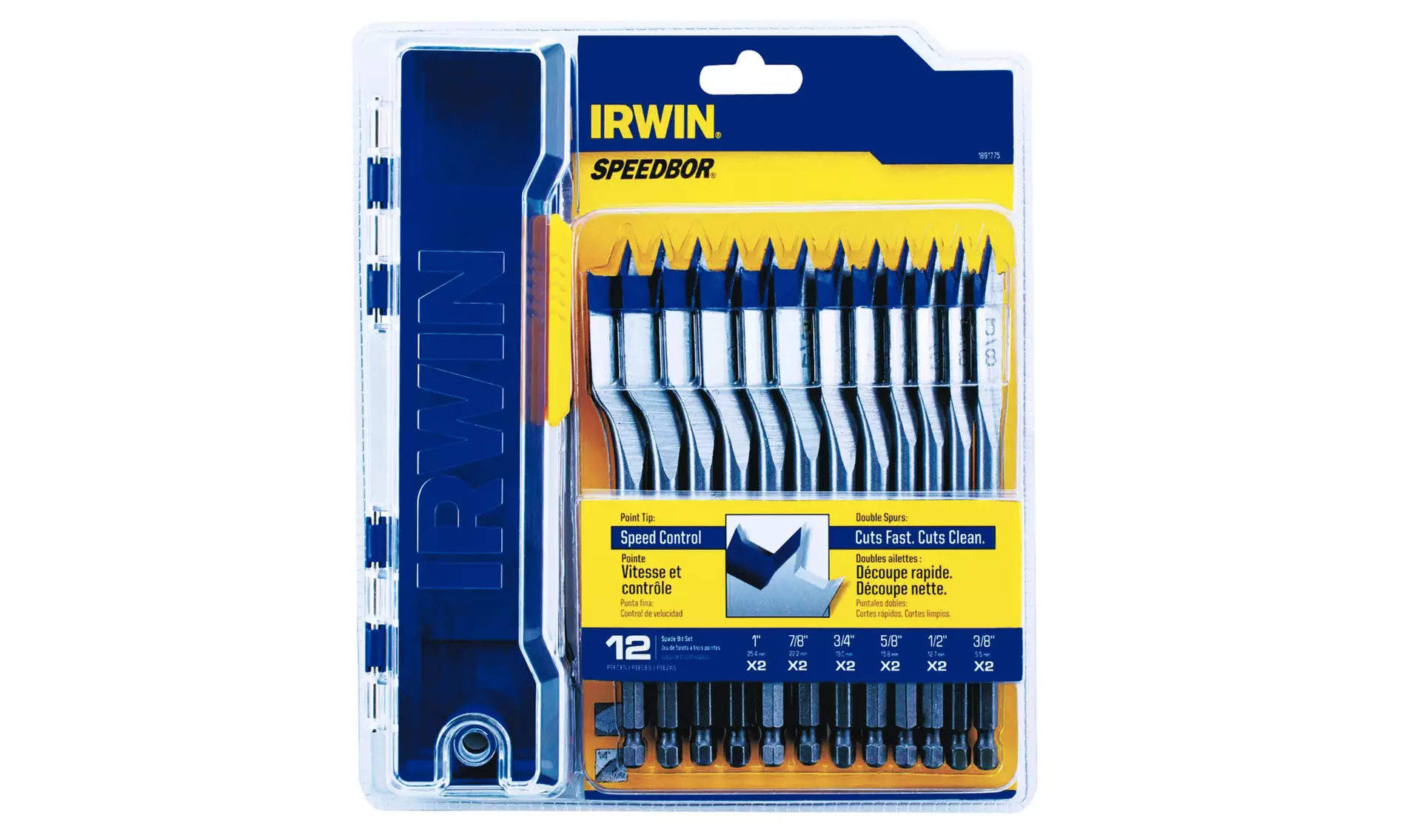 Irwin Spade Bit Set (12-Piece) | Groupon Goods