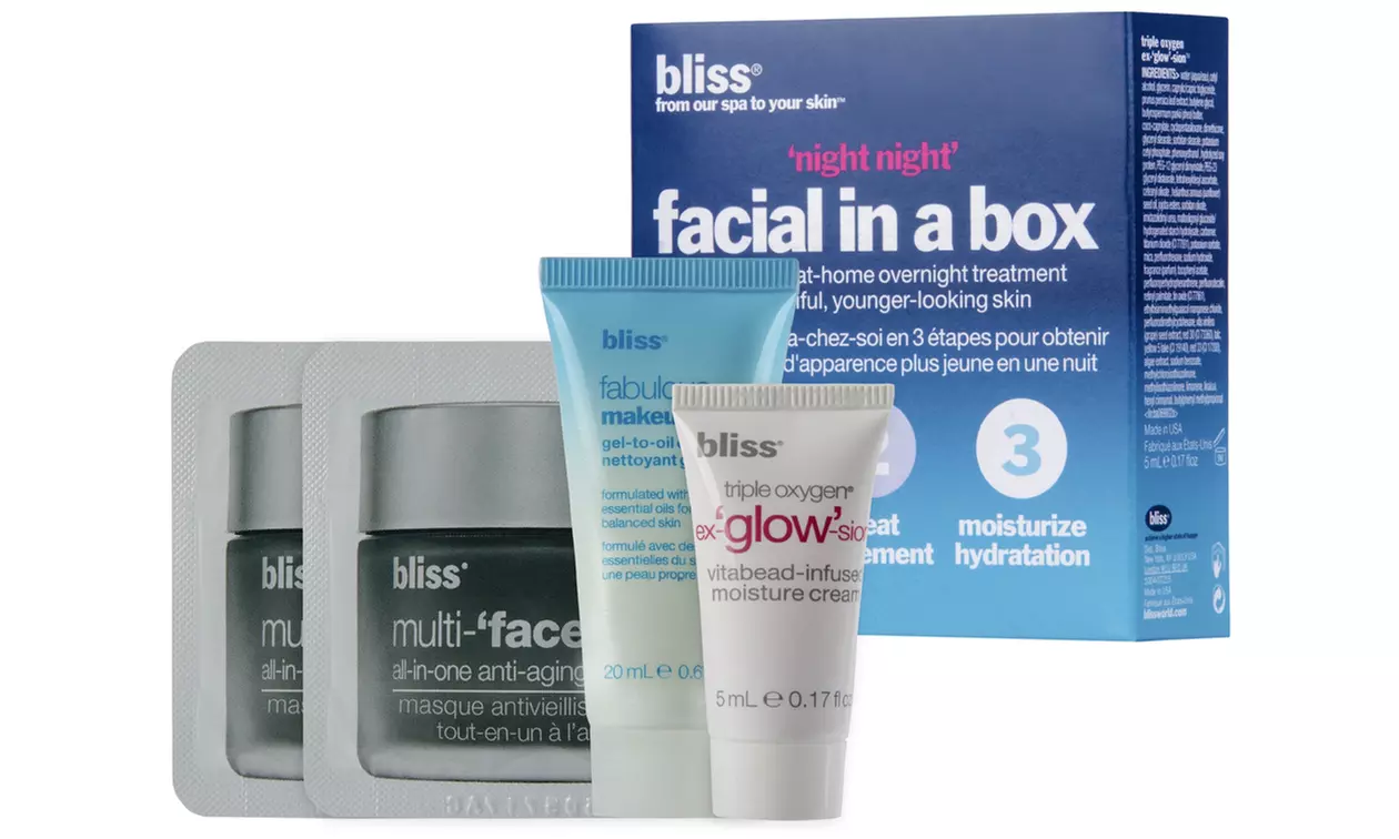 Bliss Facial in a Box (3-Piece) | Groupon Goods