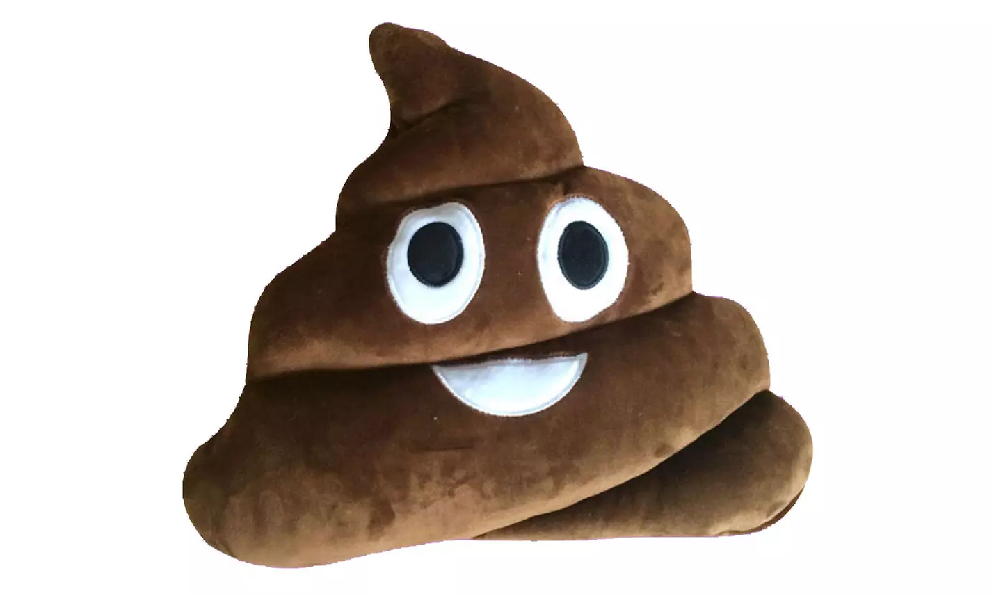 Poo Emoticon Pillow | Groupon Goods