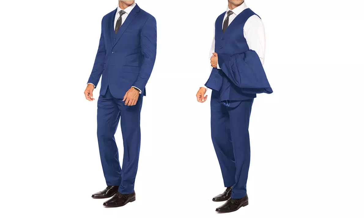 Jack Luxton Men's 3-Piece Suit | Groupon Goods