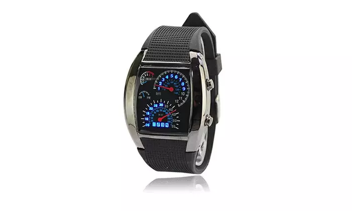 LED Speedometer Wrist Watch | Groupon Goods