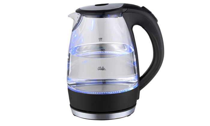 1.7 Liter Electric Cordless Glass Water Kettle | Groupon