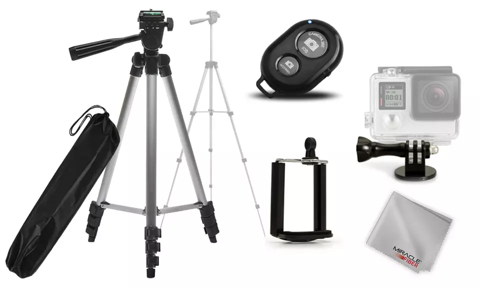 Zeikos 50" Camera Tripod Kit | Groupon Goods