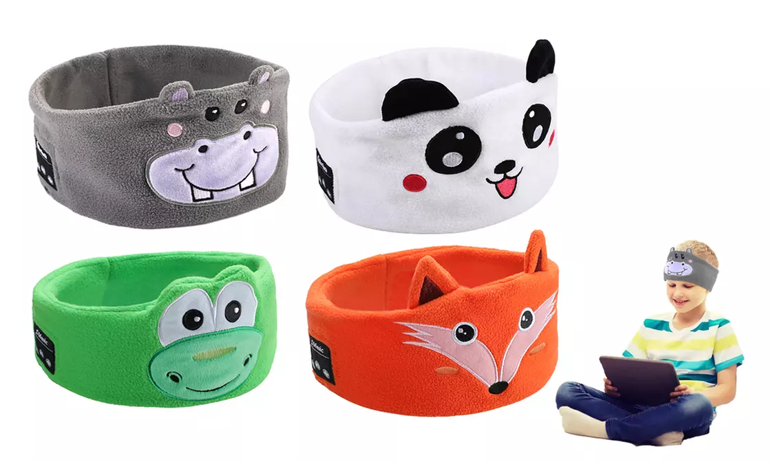 Up To 70% Off on Animal Designs Bluetooth Headset Headband | Groupon Goods