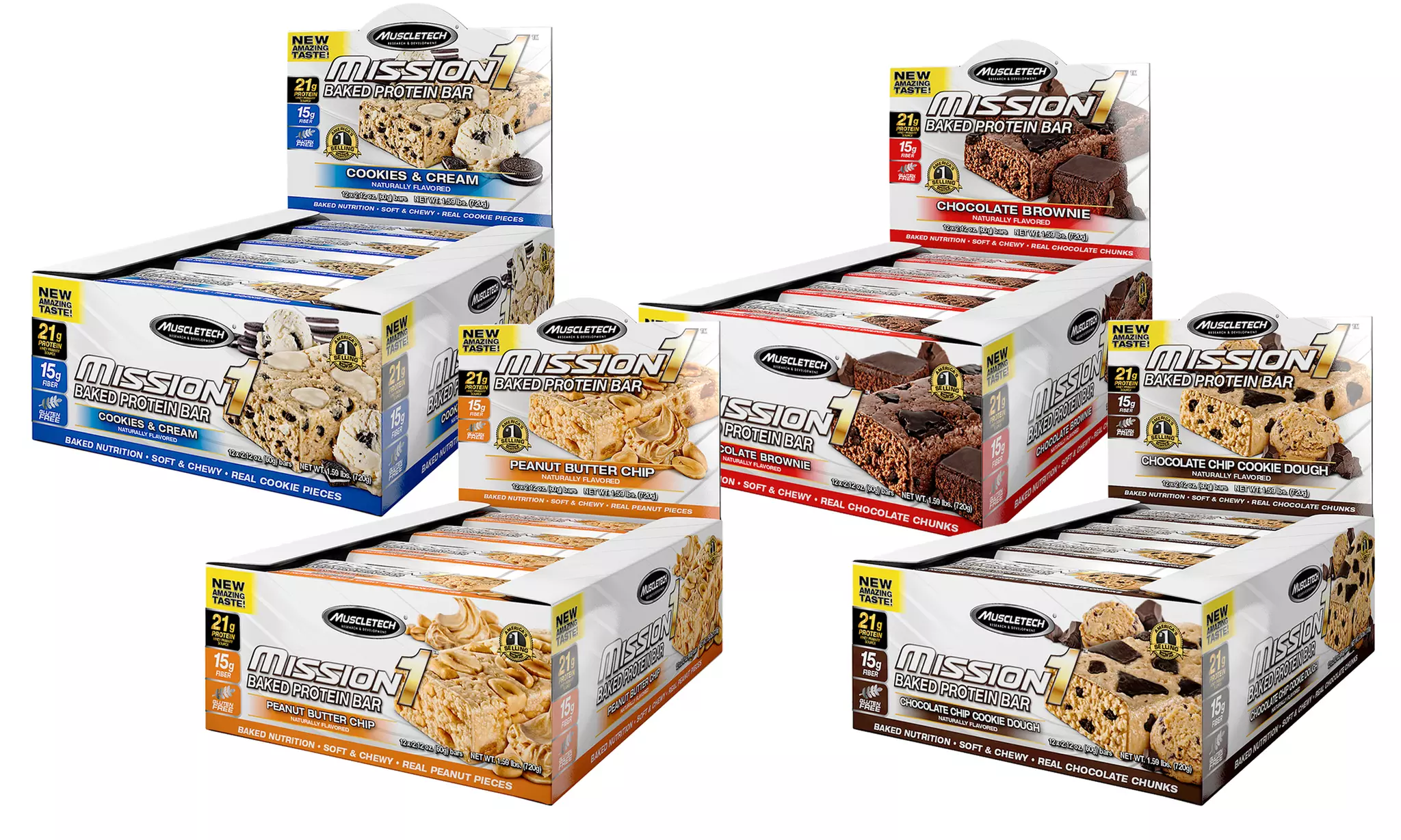 MuscleTech Protein Bars (24-pk) | Groupon Goods