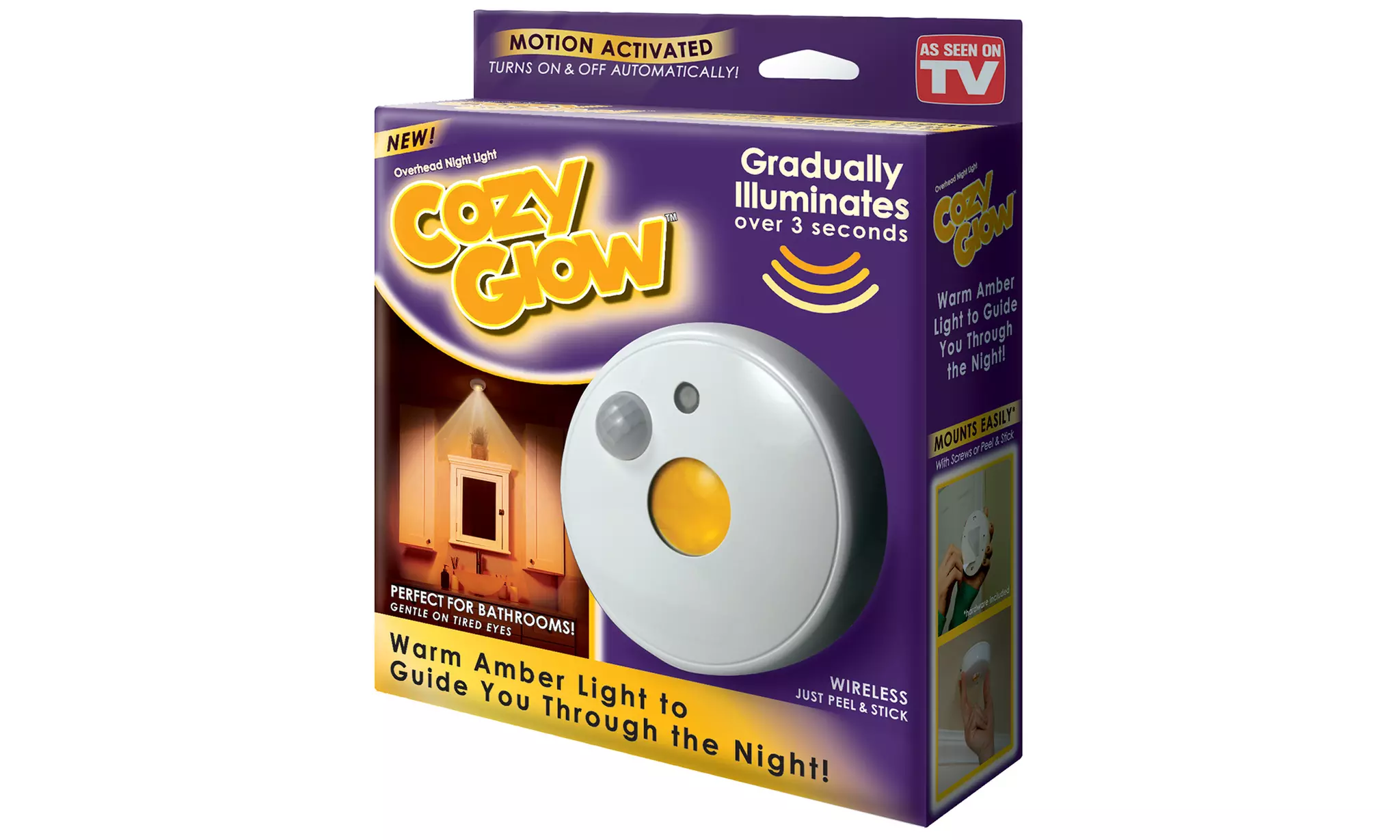 Cozy Glow Amber Night Light | Groupon Goods