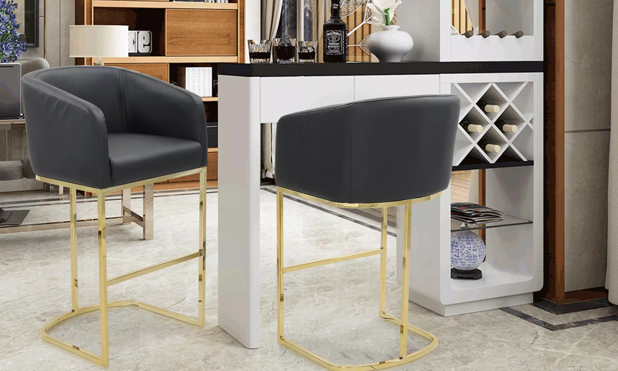 Rodin Bar or Counter Stool | Groupon Goods