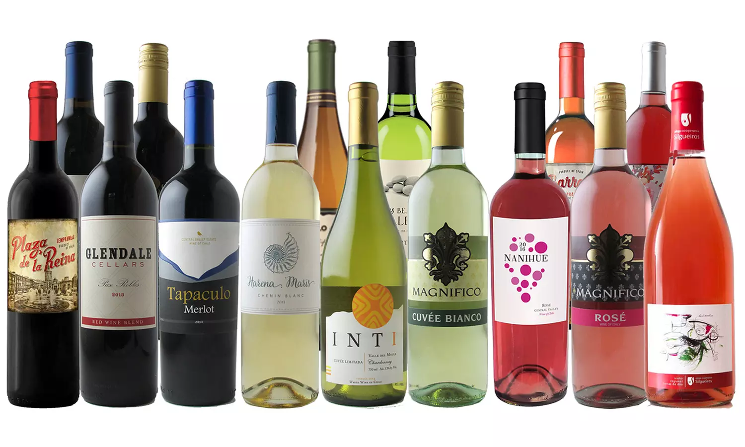 15-Bottle Wine Sampler | Groupon Goods