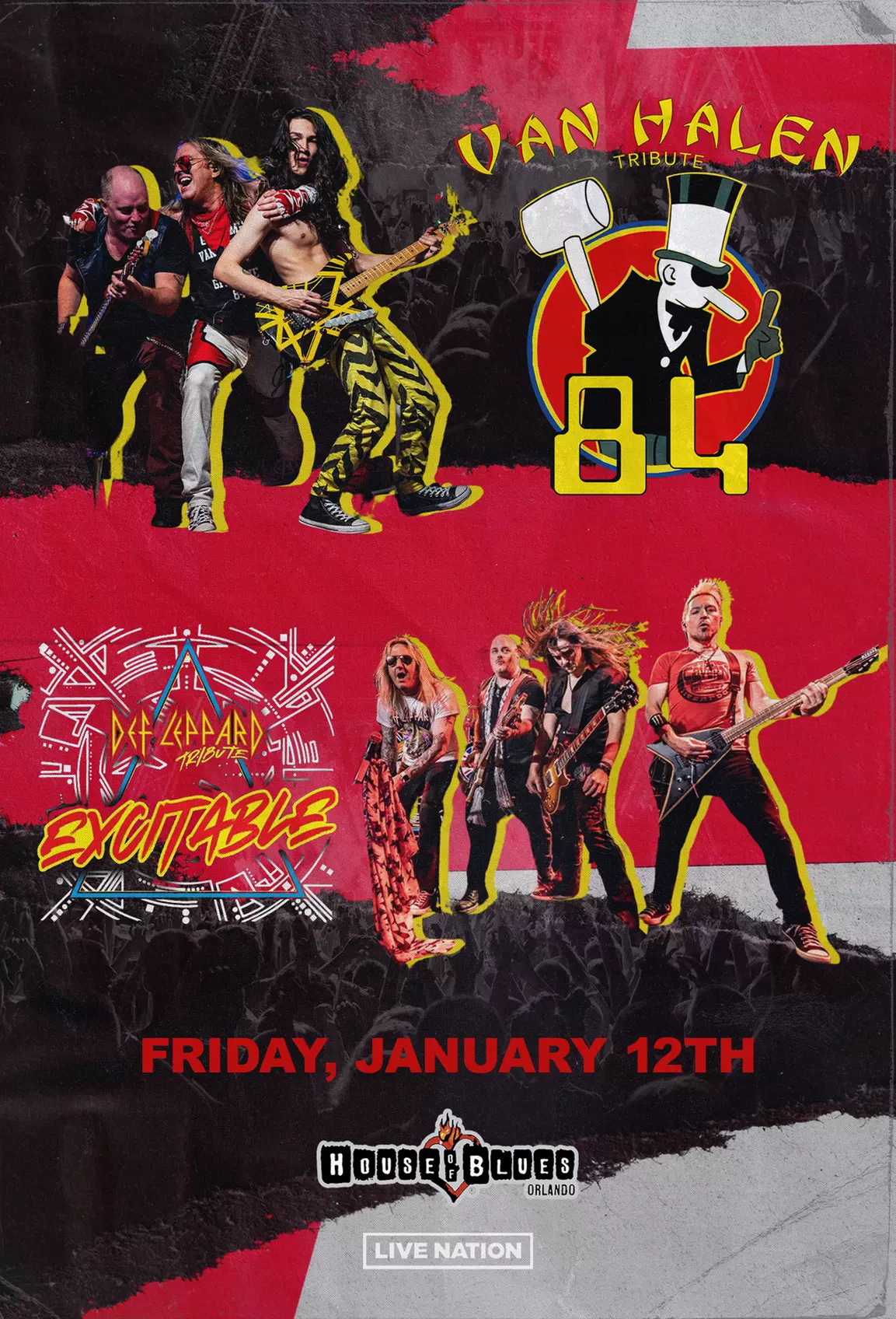 84 - Van Halen Tribute & Excitable - Def Leppard Tribute in Lake Buena ...