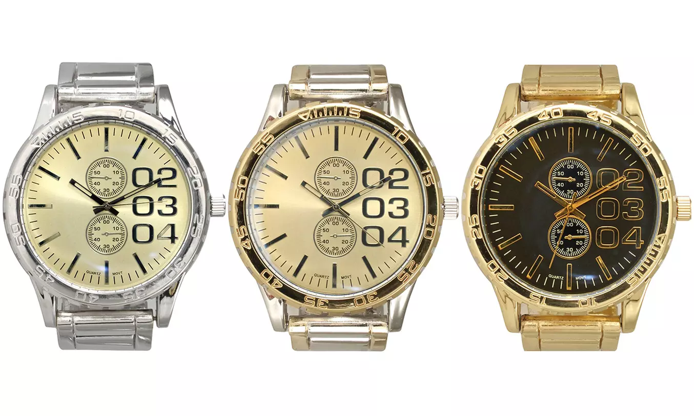 Men’s Laser Glass Sport Watches | Groupon Goods