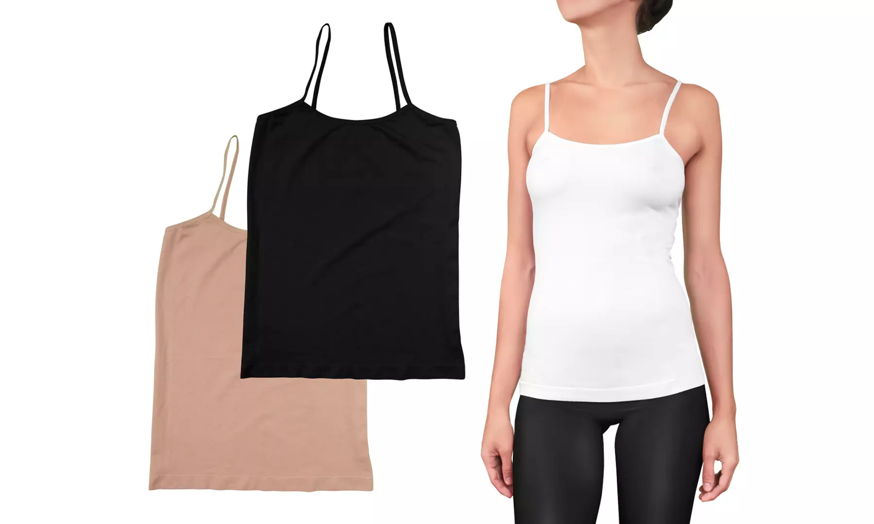Women's Basic Camisole (9-Pack) | Groupon Goods