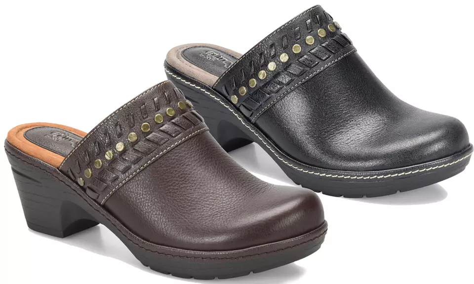 EuroSoft Women's Leather Clogs | Groupon Goods