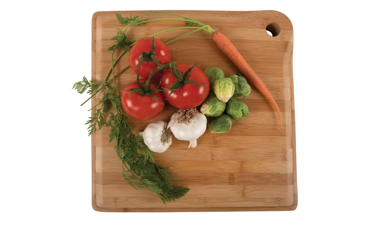 Bamboo Chisel Chopping Block | Groupon Goods