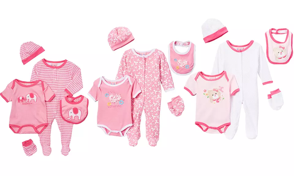 Girls' Layette Sets (5-Piece) | Groupon Goods