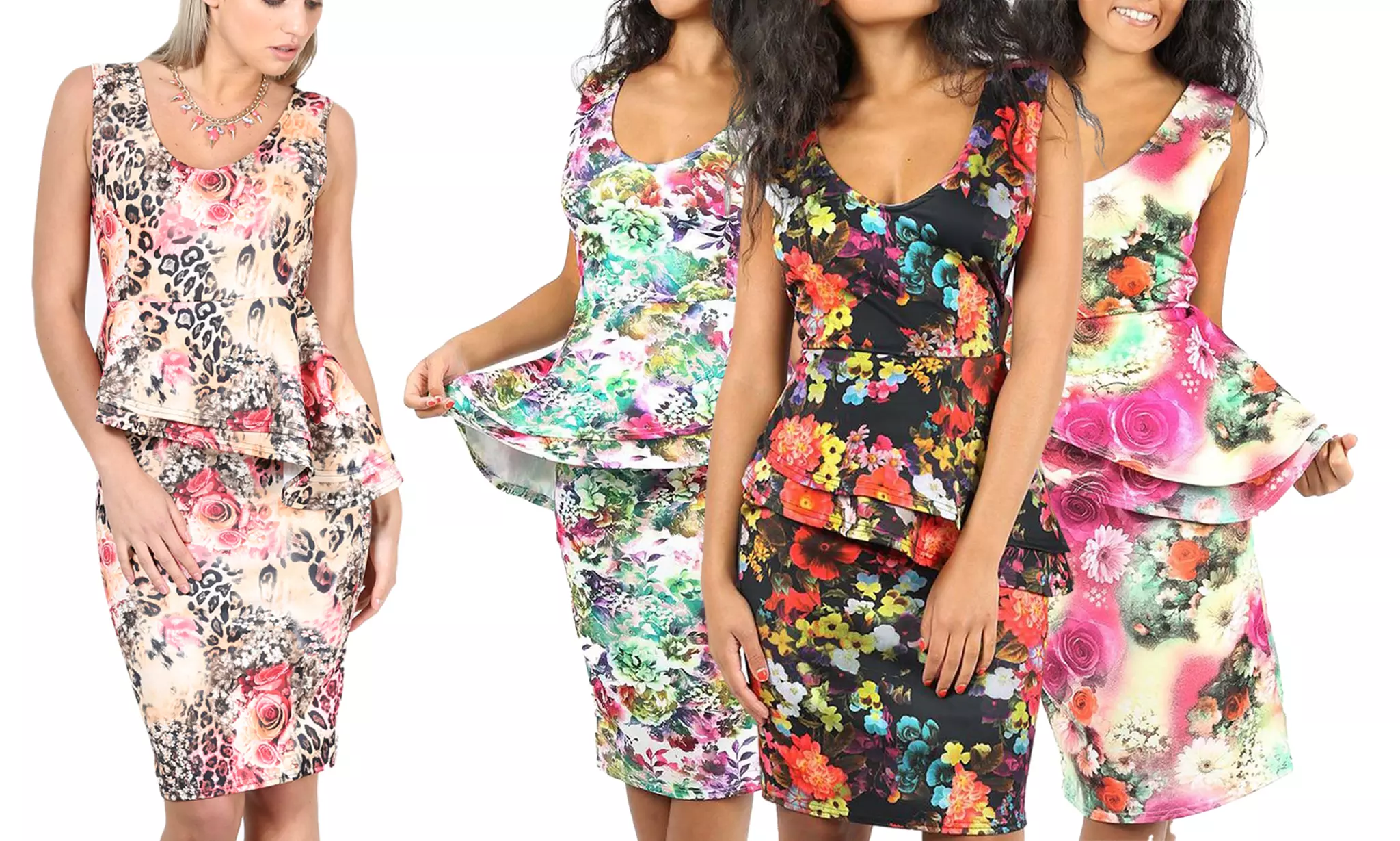Robe peplum de cérémonie | Groupon Shopping