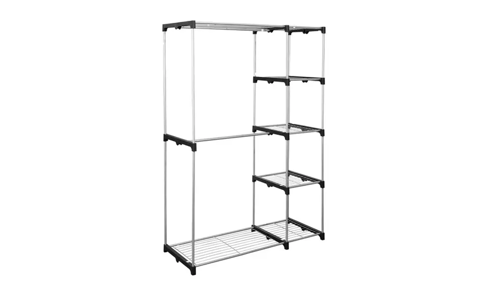 Portable Double Rod Closet | Groupon Goods