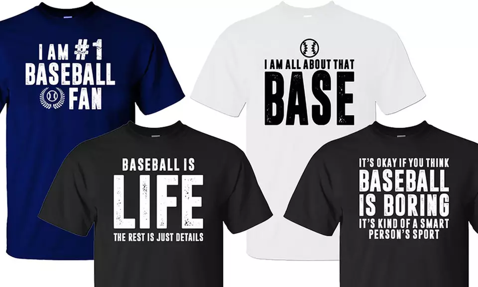 Men's Baseball Humor T-Shirts | Groupon Goods