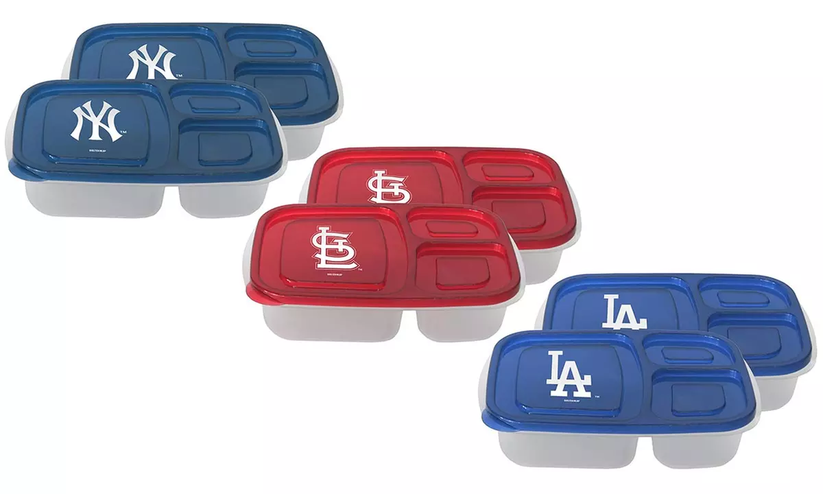 MLB Lunch Containers (2-Pack) | Groupon Goods