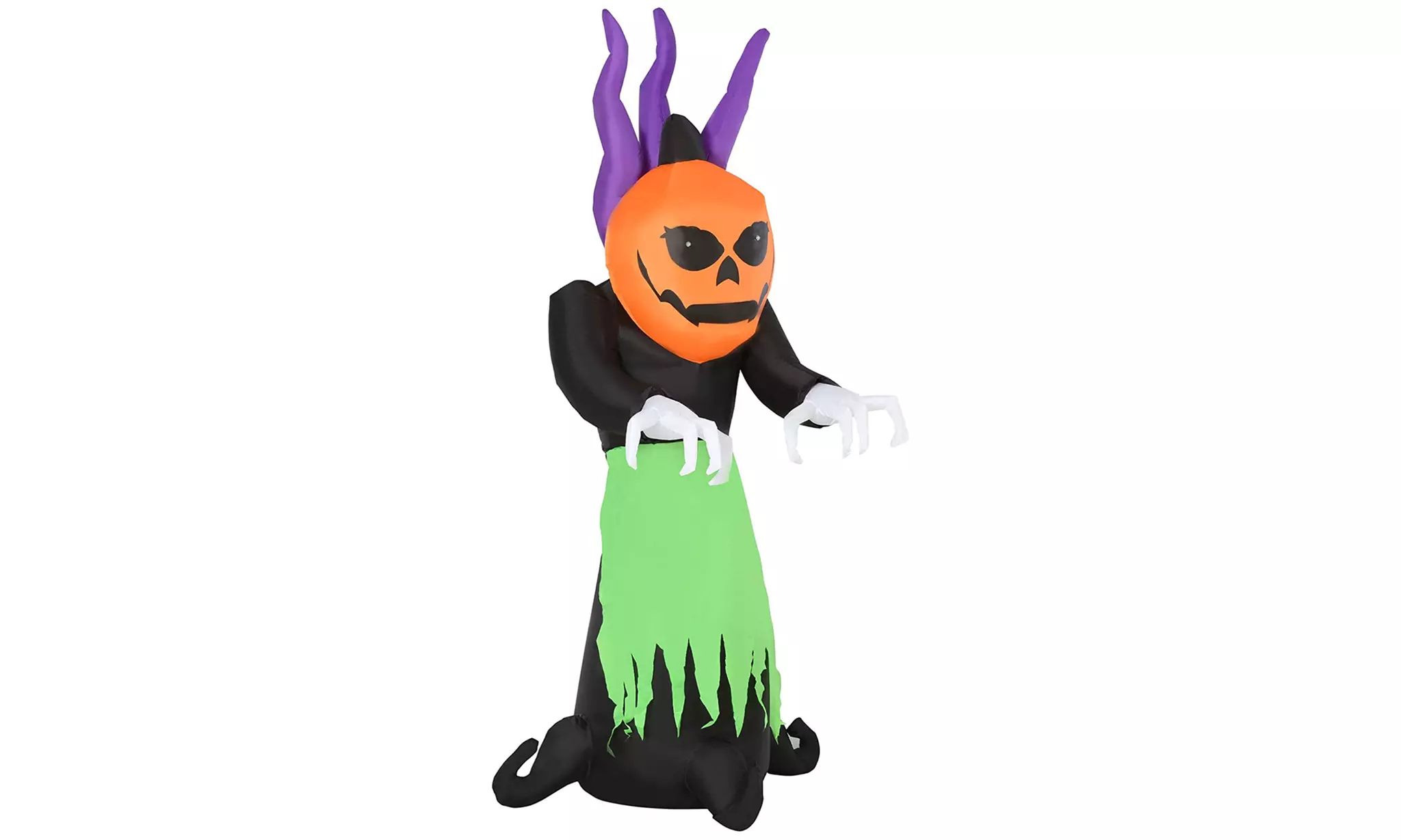 HOMCOM Halloween Pumpkin Ghost Inflatable | Groupon Goods