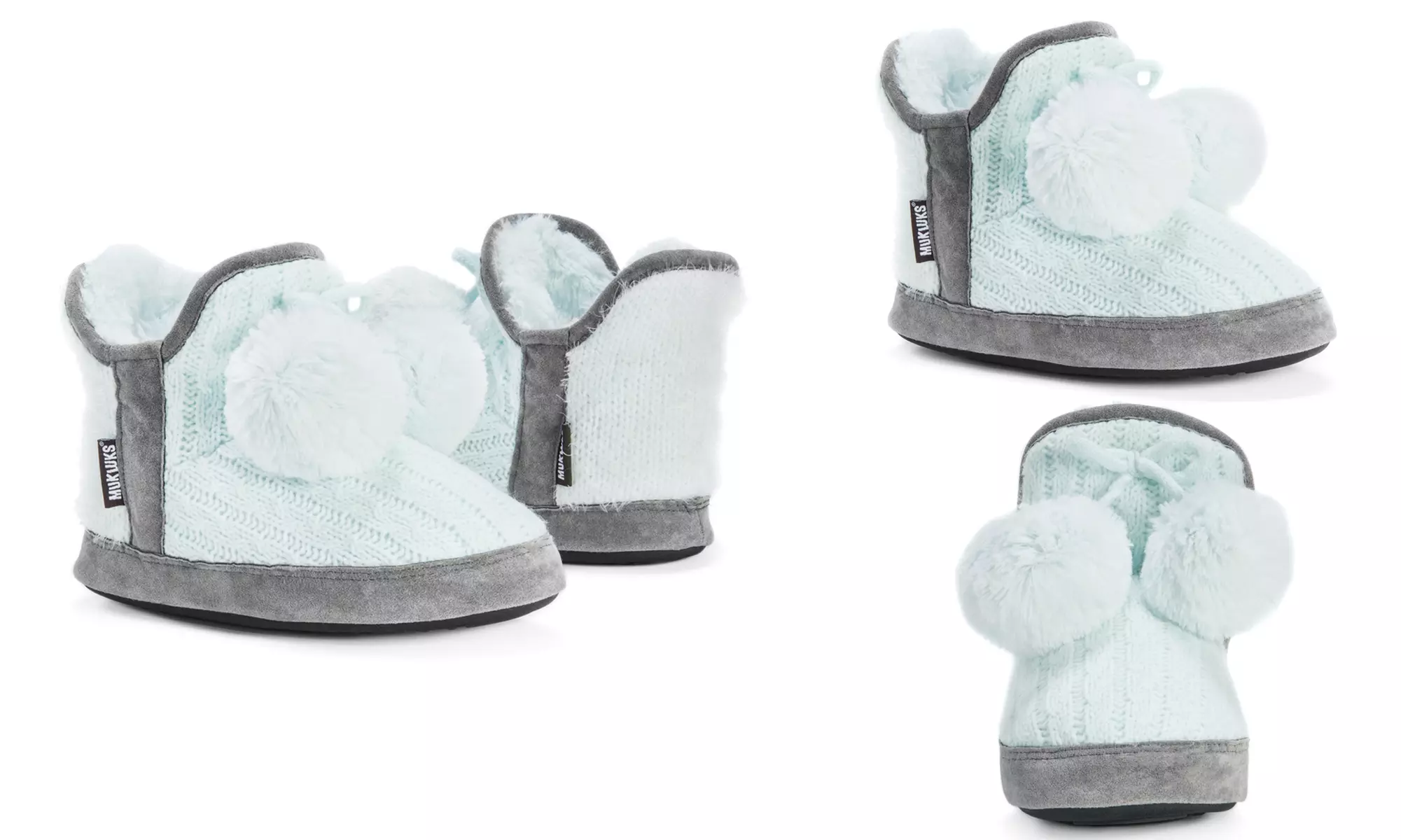 Muk Luk Knit Slipper Boots | Groupon Goods