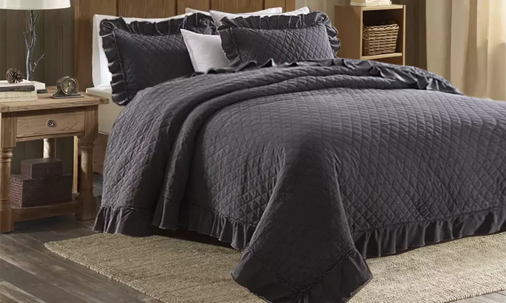 Stonewashed Quilt Set (3-Piece) | Groupon Goods