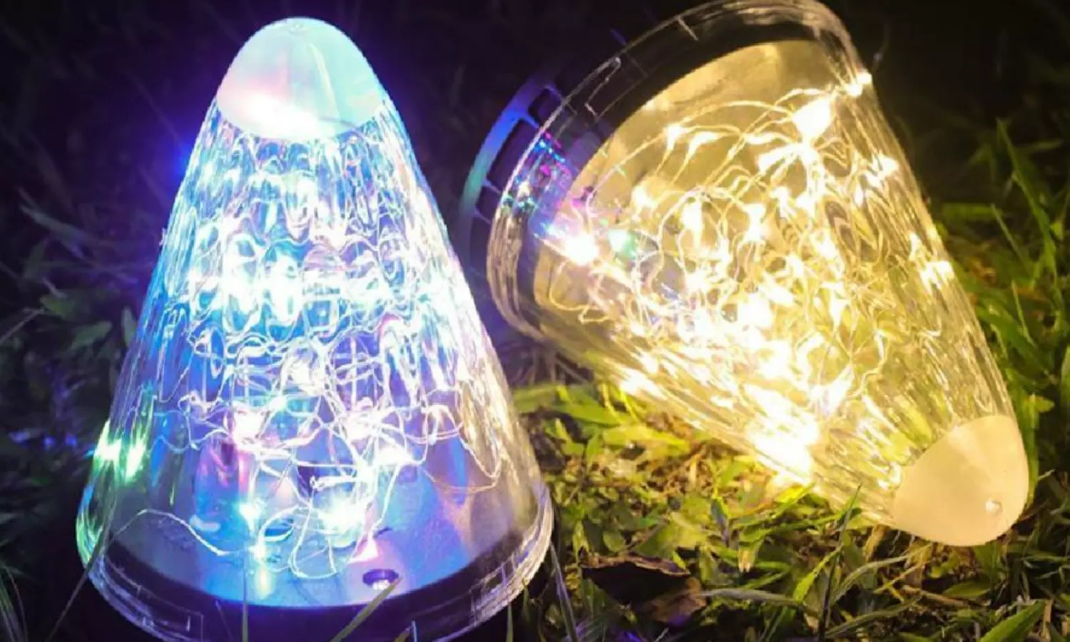 Solar Cone-Shaped LED String Light | Groupon Goods