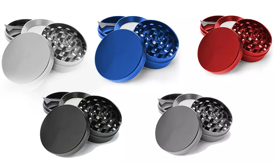 Titanium Herb Grinder (5-Piece) | Groupon Goods