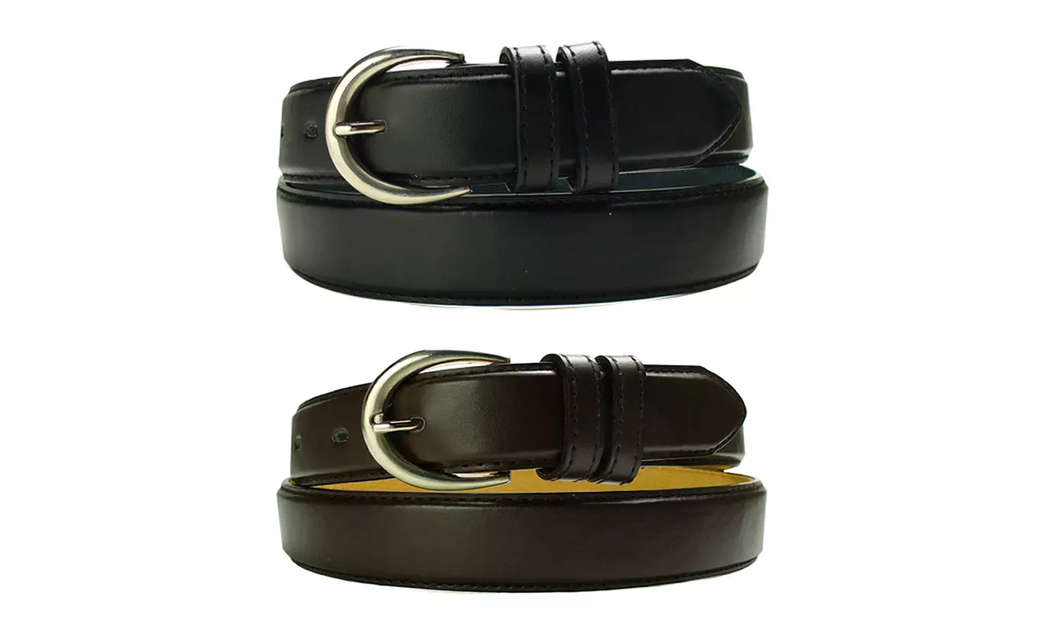Men's Leather Dress Belts | Groupon Goods