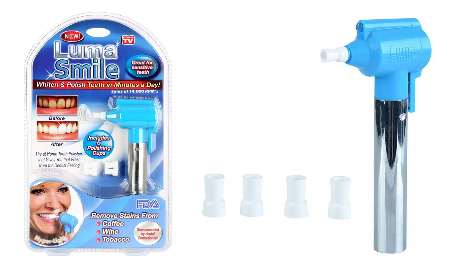 Up To 79% Off on Luma Smile Teeth Whitening Polisher and Stain Remover ...