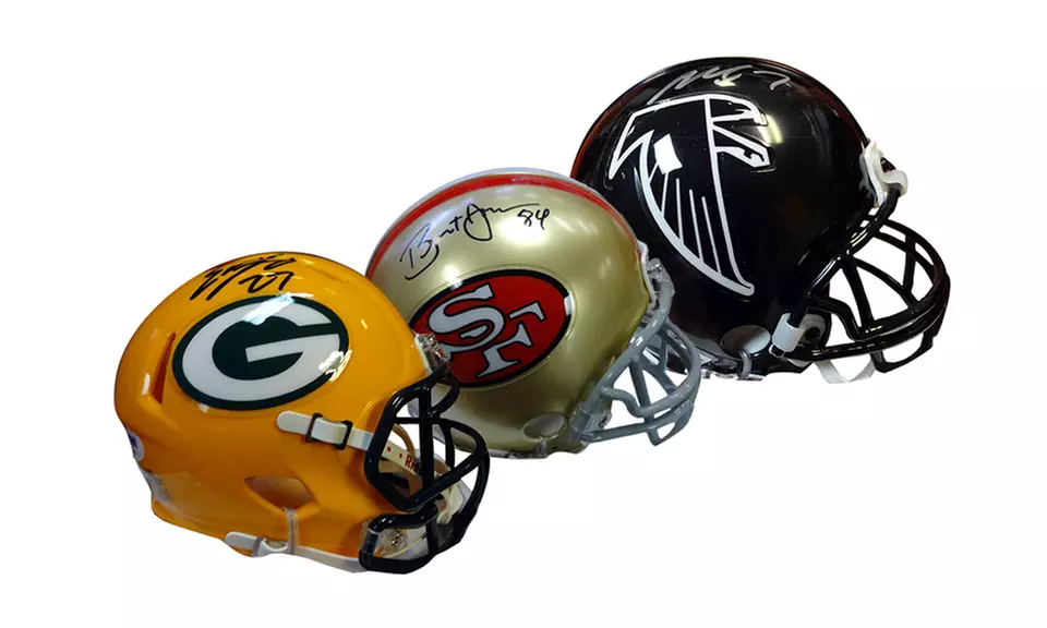 NFL Autographed Mini Helmets | Groupon Goods