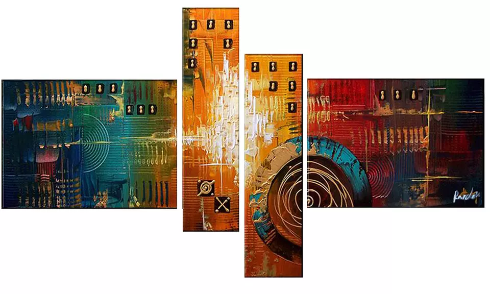 Multi-Panel Painting (4-Piece) | Groupon Goods