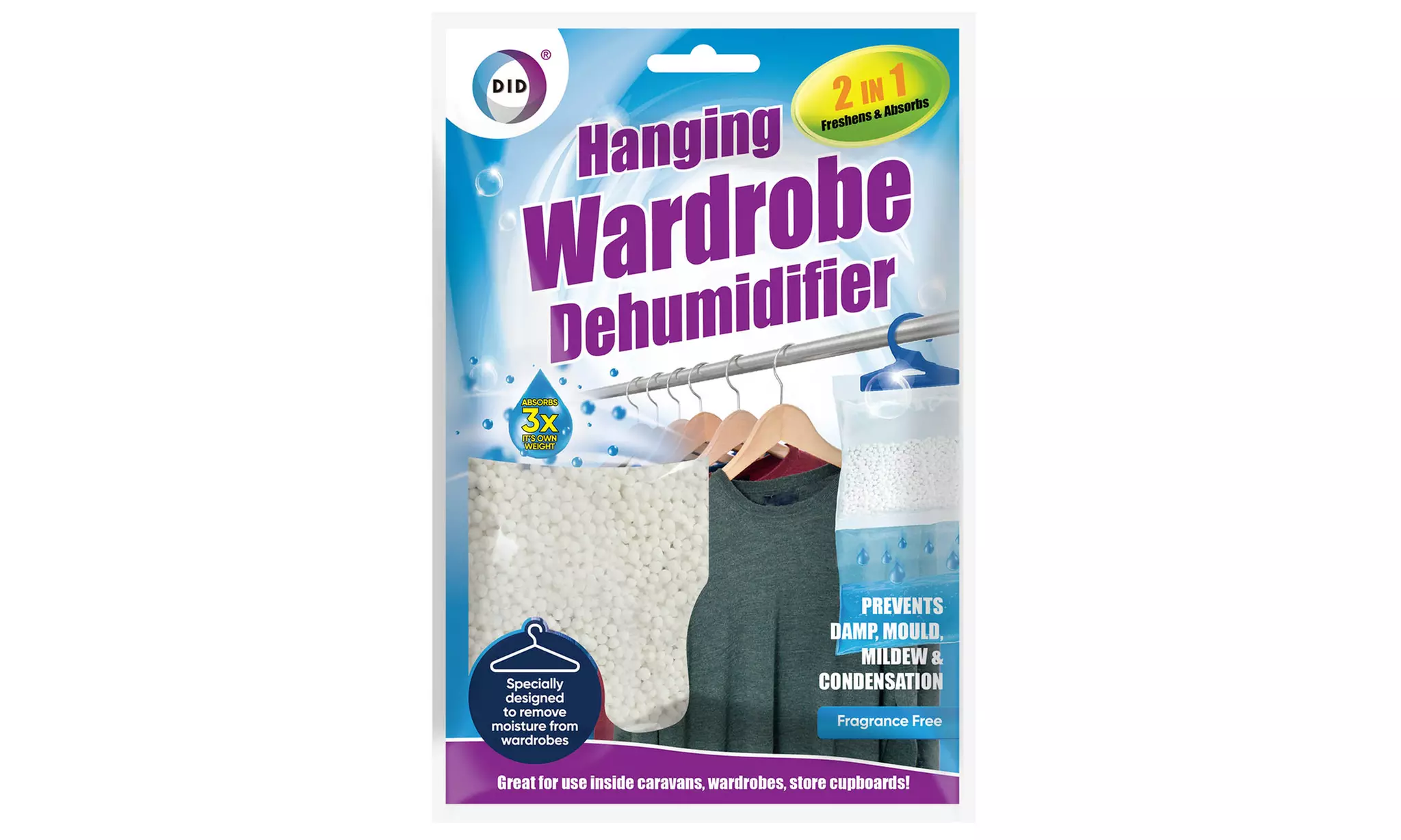 Up To 70% Off on Hanging Wardrobe Dehumidifiers | Groupon Goods