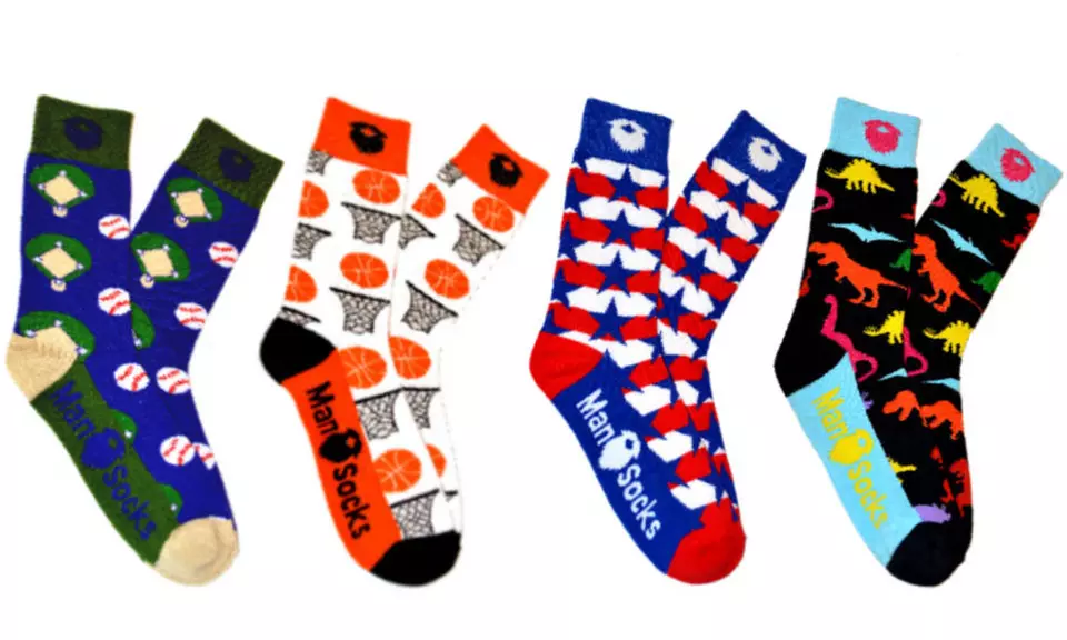 Men's Fun Socks (4 Pairs) | Groupon Goods