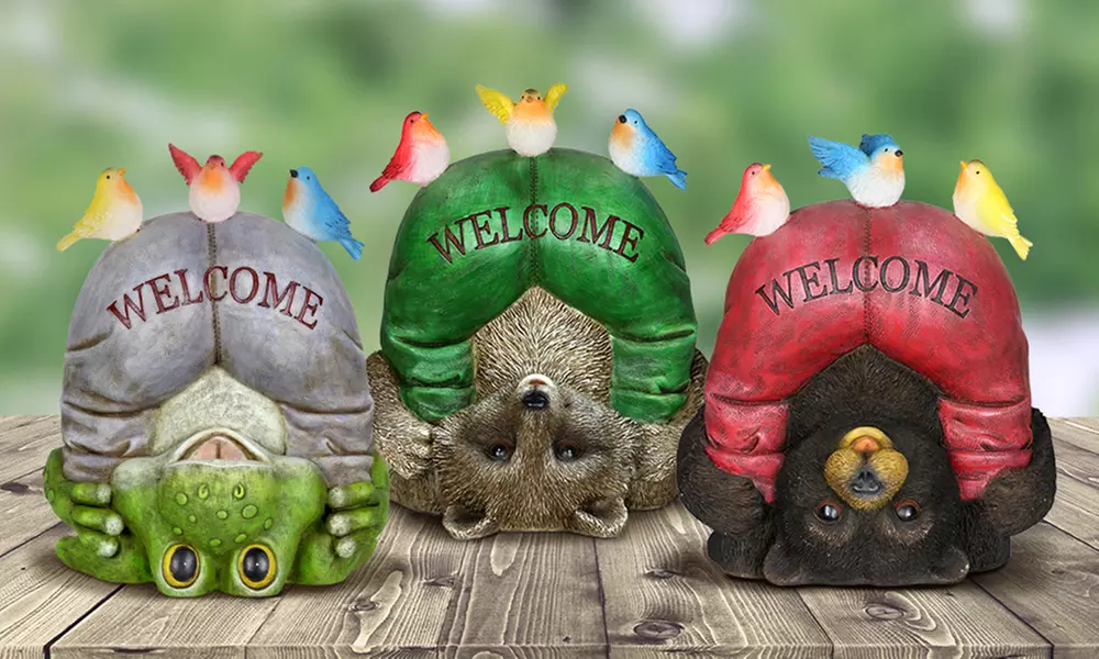 Solar LED Welcome Gnomes | Groupon Goods