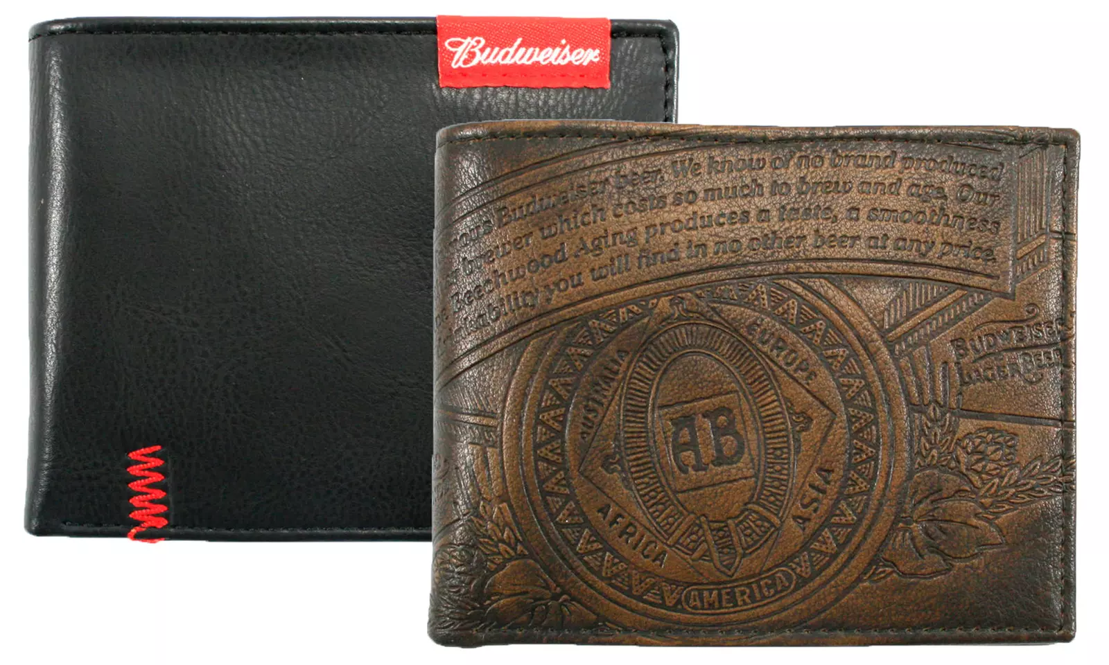 Budweiser Men's Leather Wallets | Groupon Goods