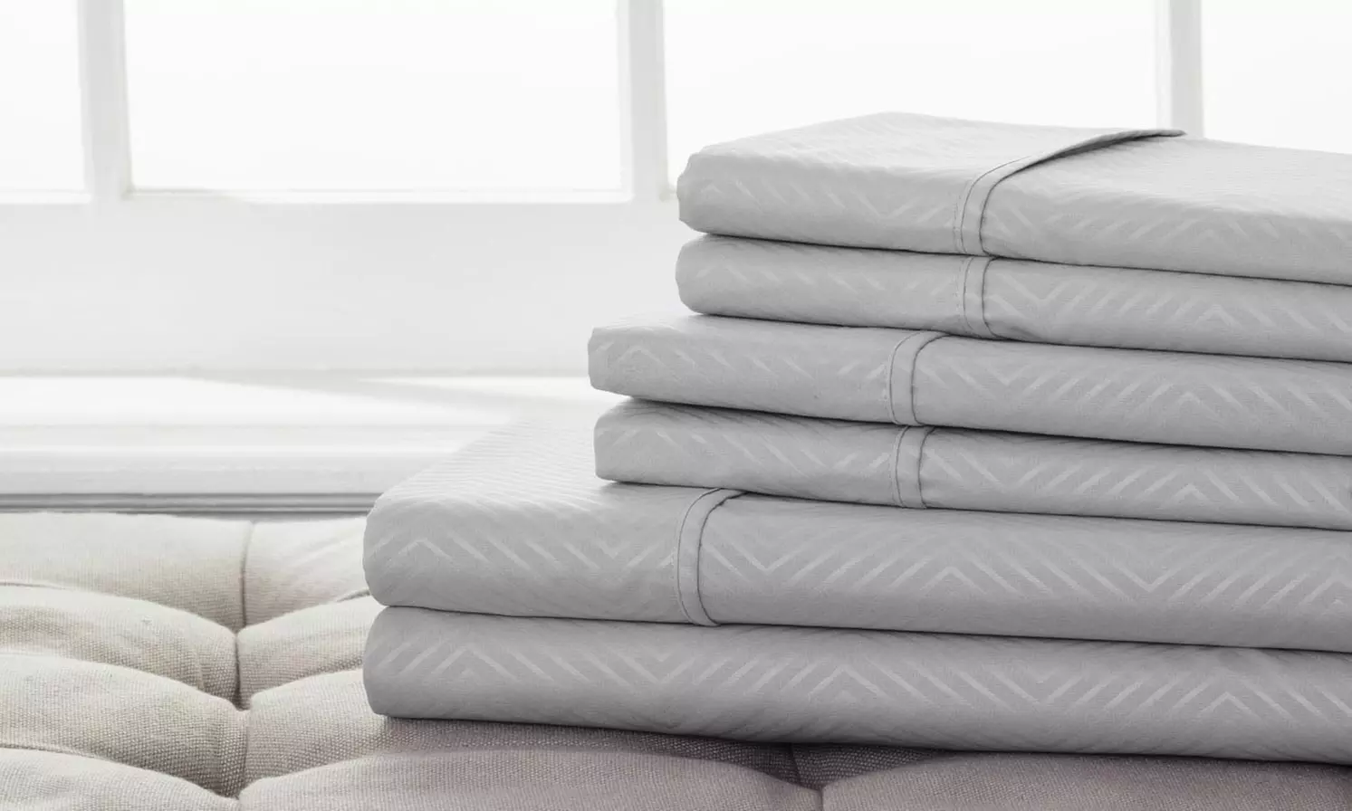 Embossed Chevron Sheets (6-Pc.) | Groupon Goods