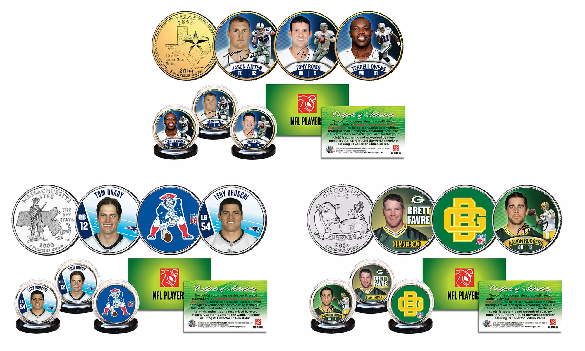 NFL 3-Coin State Quarter Sets | Groupon Goods