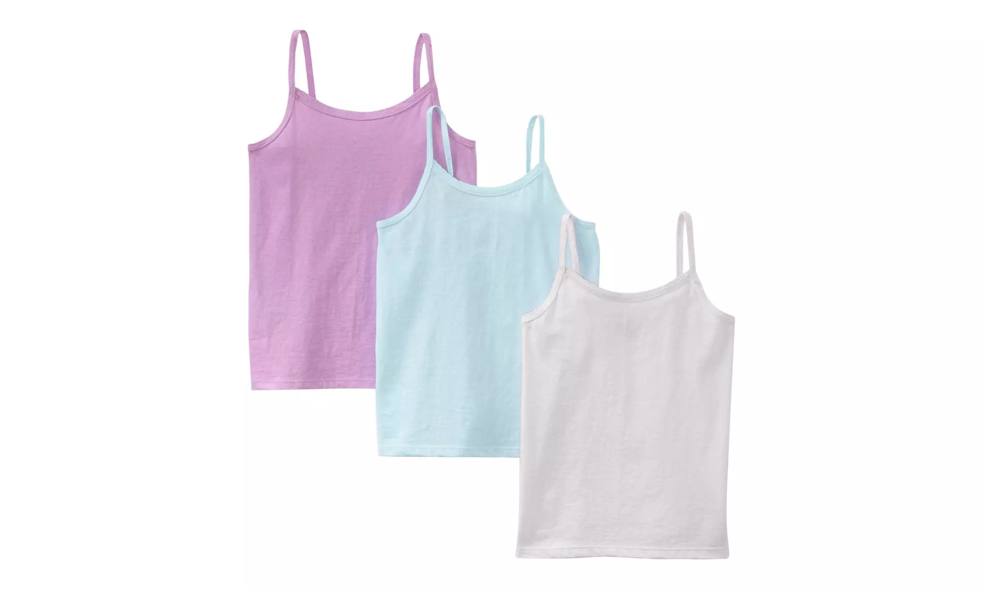 Hanes Girls' Camisoles (3-Pack) | Groupon Goods